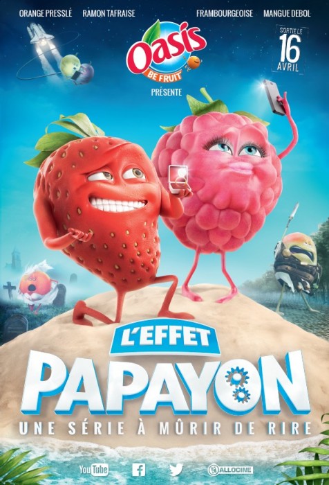 L'Effet Papayon : la websérie des fruits Oasis et son site Youpomm