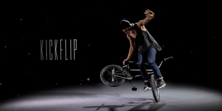 Vidéo incroyable de BMX acrobatique filmée en bullet time