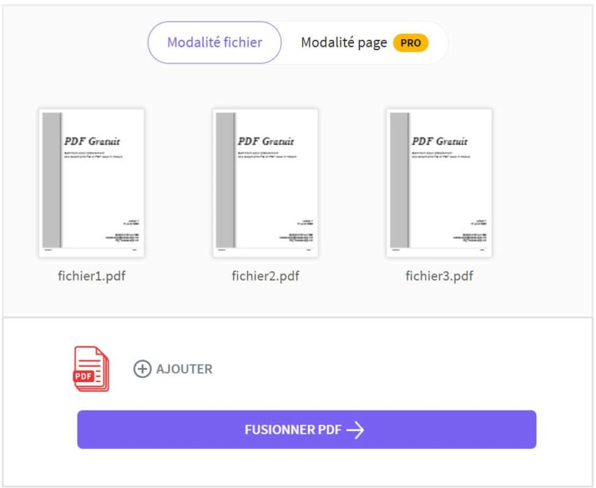 Comment fusionner plusieurs fichiers PDF sans logiciel
