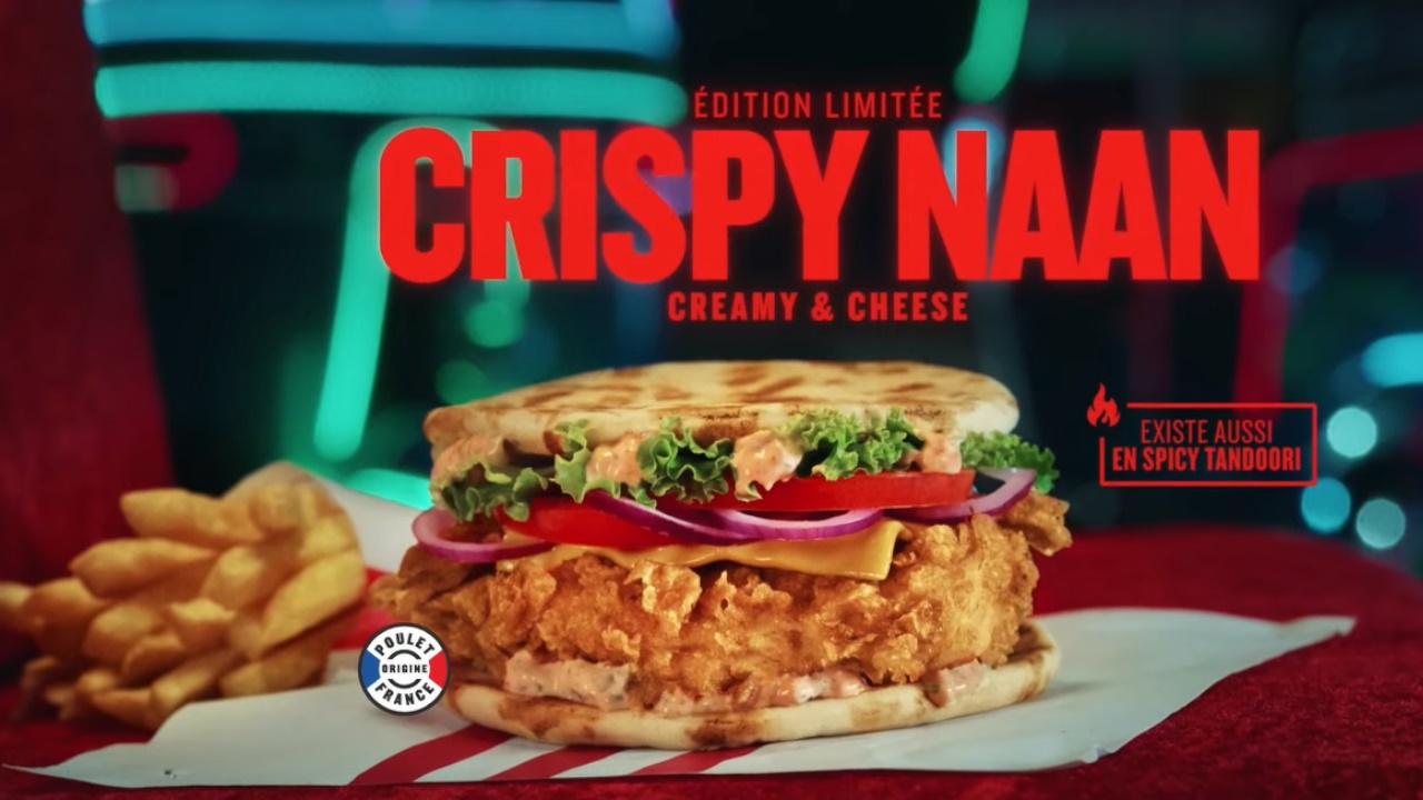 Musique de la pub KFC Crispy Naan 2025