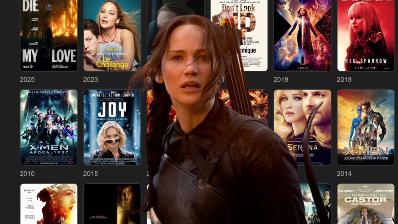 TOP 10 des films et séries TV avec Jennifer Lawrence